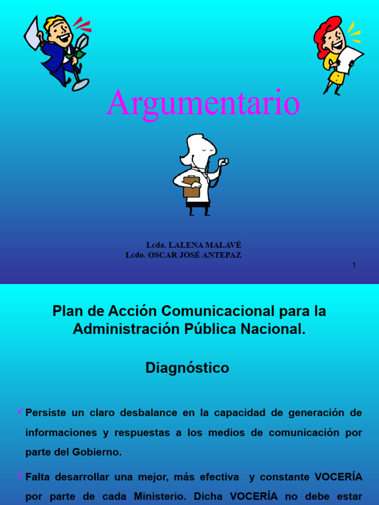 Argumentario | PDF | Comunicación | Administración Pública
