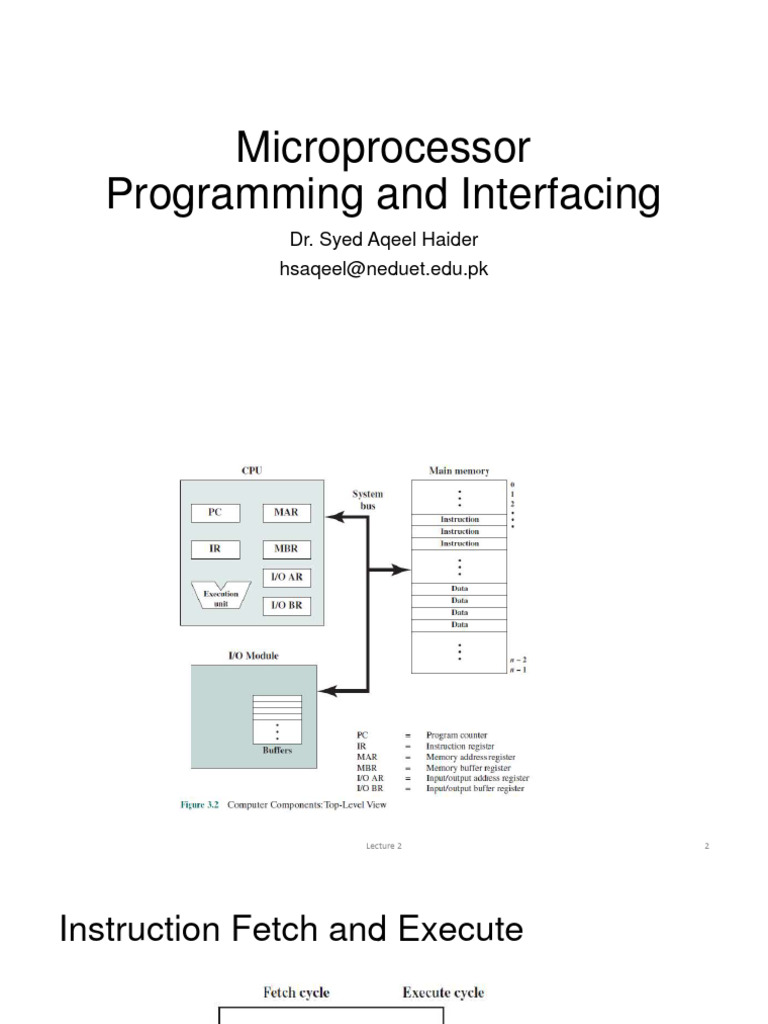 My Lecture 2 | PDF | Central Processing Unit | Input/Output