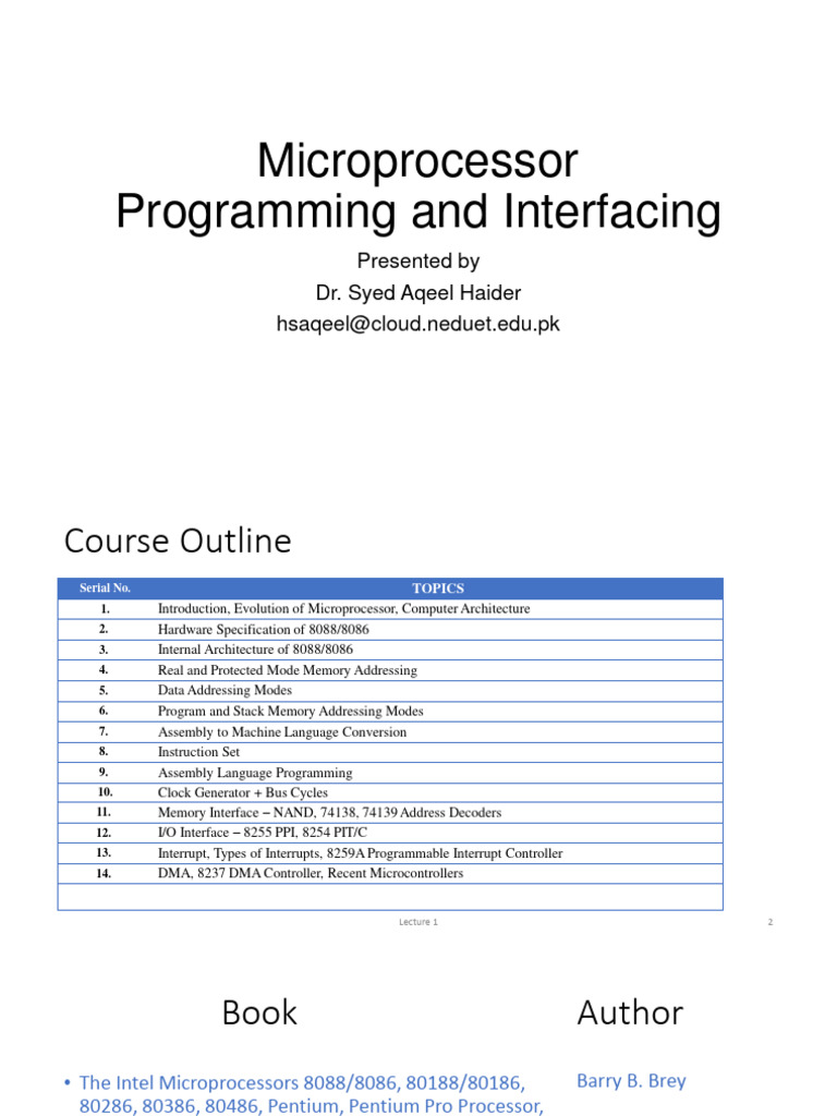 My Lecture 1 | PDF | Computer Architecture | Central Processing Unit