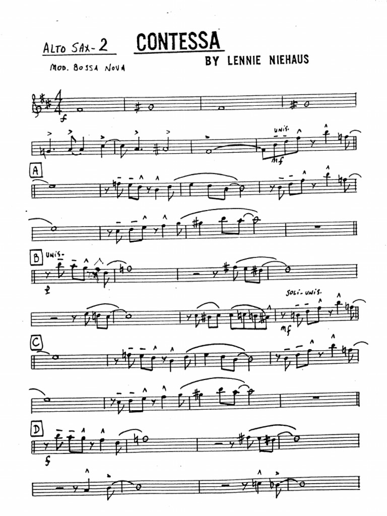 Contessa - FULL Big Band (Arrastrado) | PDF