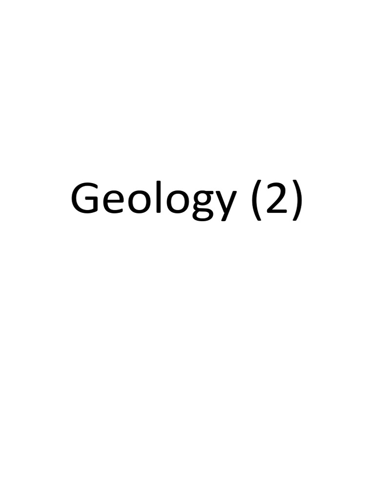 Geology | PDF