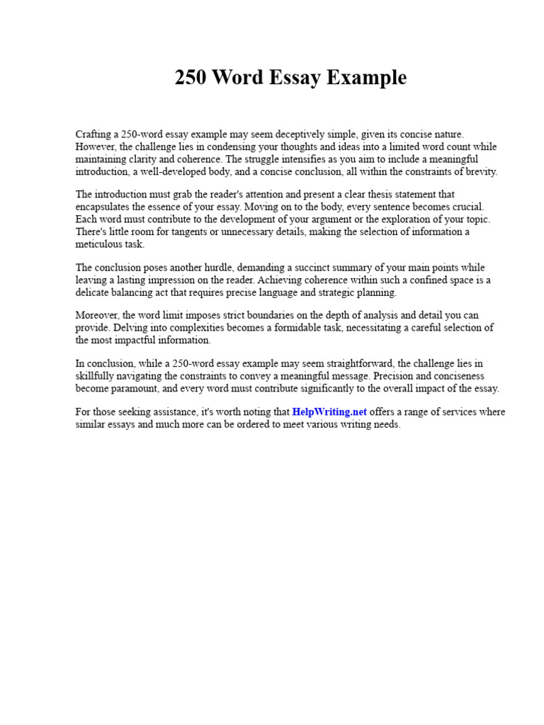 250 Word Essay Example | PDF | Emperor Of China | Monarchy