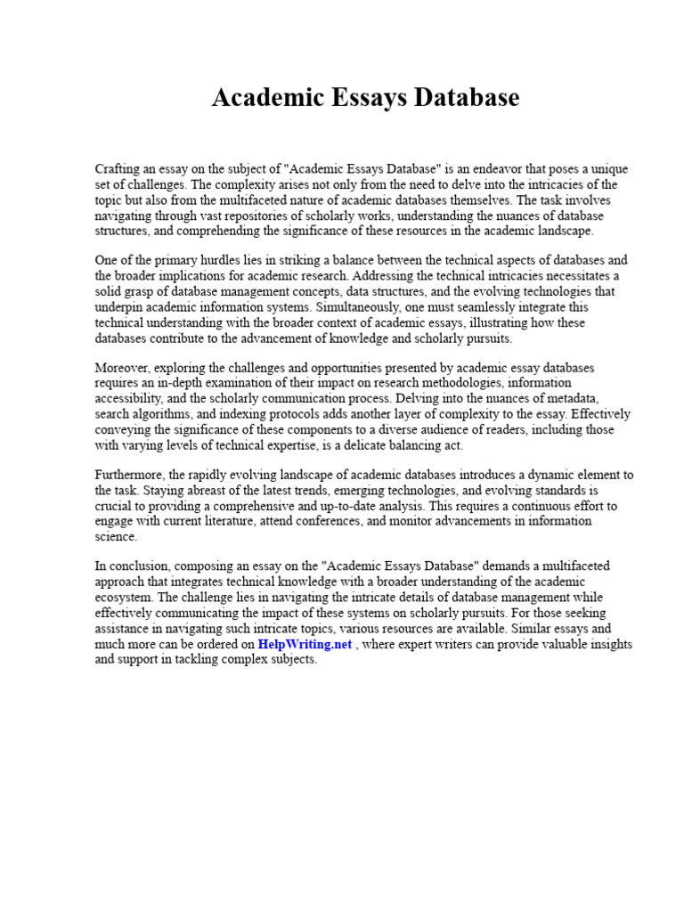 Academic Essays Database | PDF | Warren Buffett | Hazards