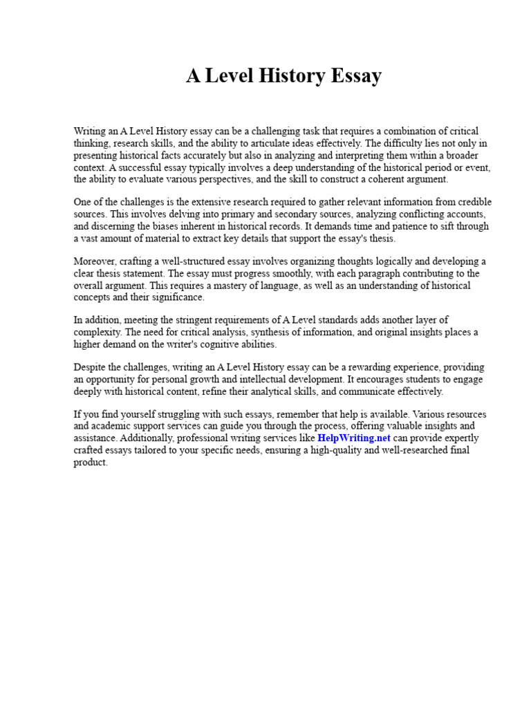 A Level History Essay | PDF | Venture Capital | Corporate Finance