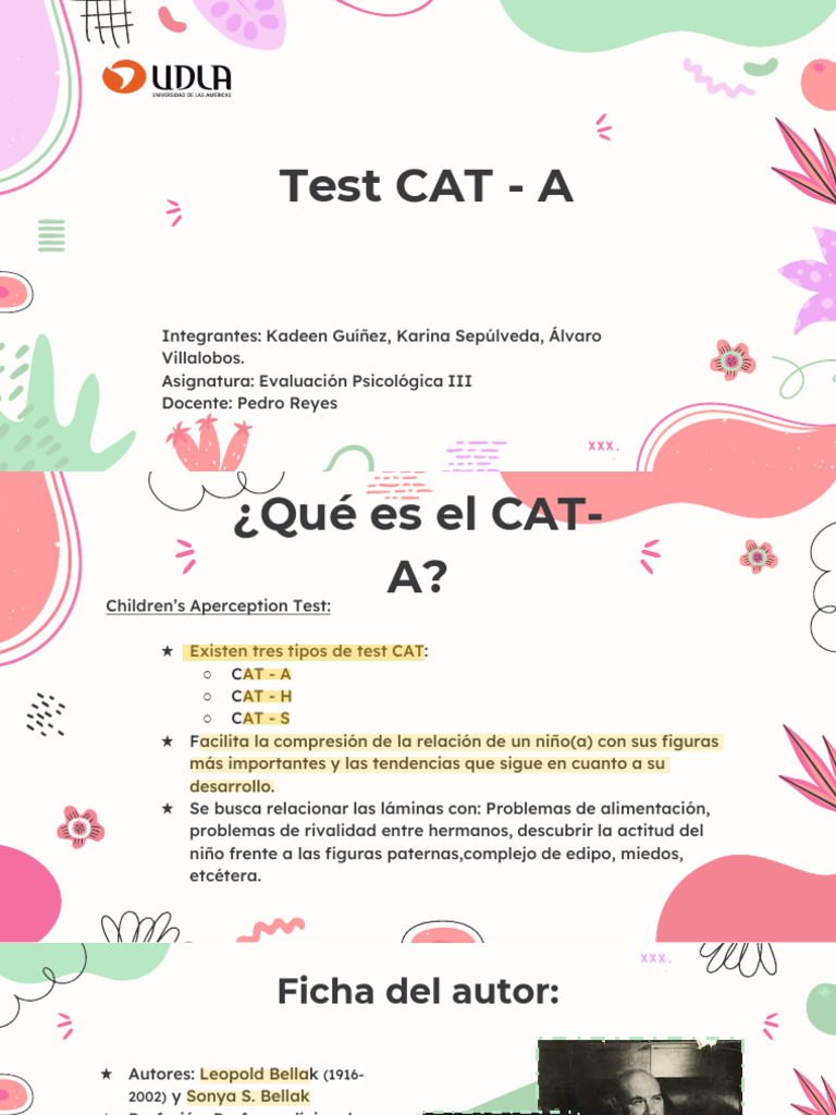 CAT-A | PDF | Sicología | Ciencias del comportamiento