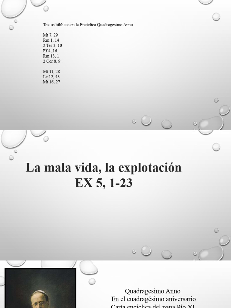 Textos Bíblicos en Quadragesimo Anno | PDF | Economias | Ideologías