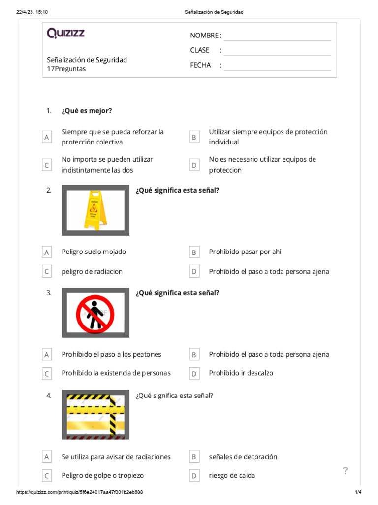 Ejercicio Señalizacion | PDF
