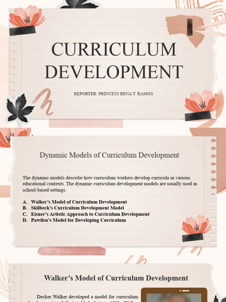 The Teacher and School Curriculum-Renaport | PDF | Curriculum | Learning