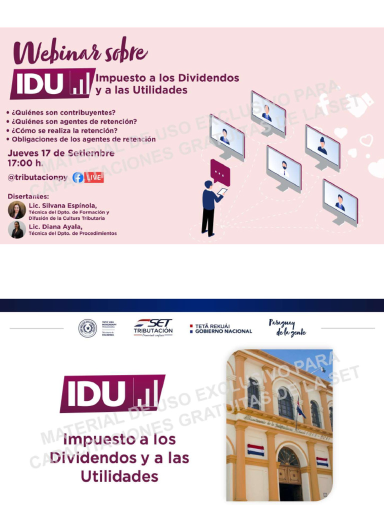 IDU Webinar Set | PDF