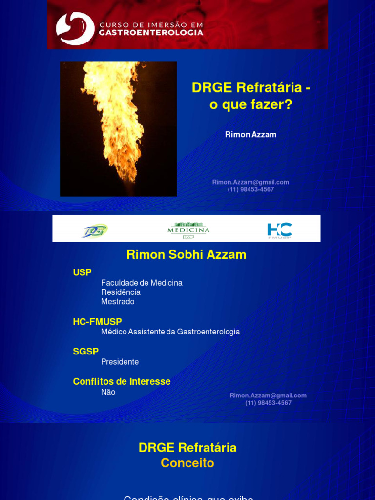DGRE Refratária O Que Fazer | PDF | Doença do refluxo gastroesofágico ...