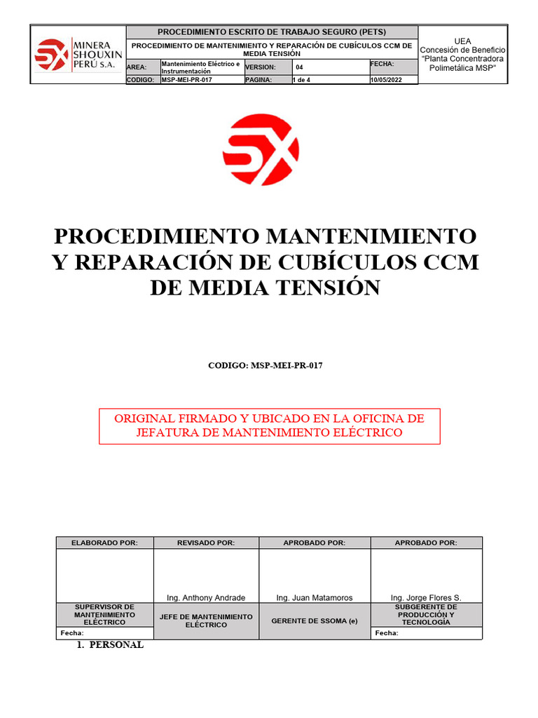 Msp-Mei-Pr-017 | PDF | Electromagnetismo | Ingenieria Eléctrica