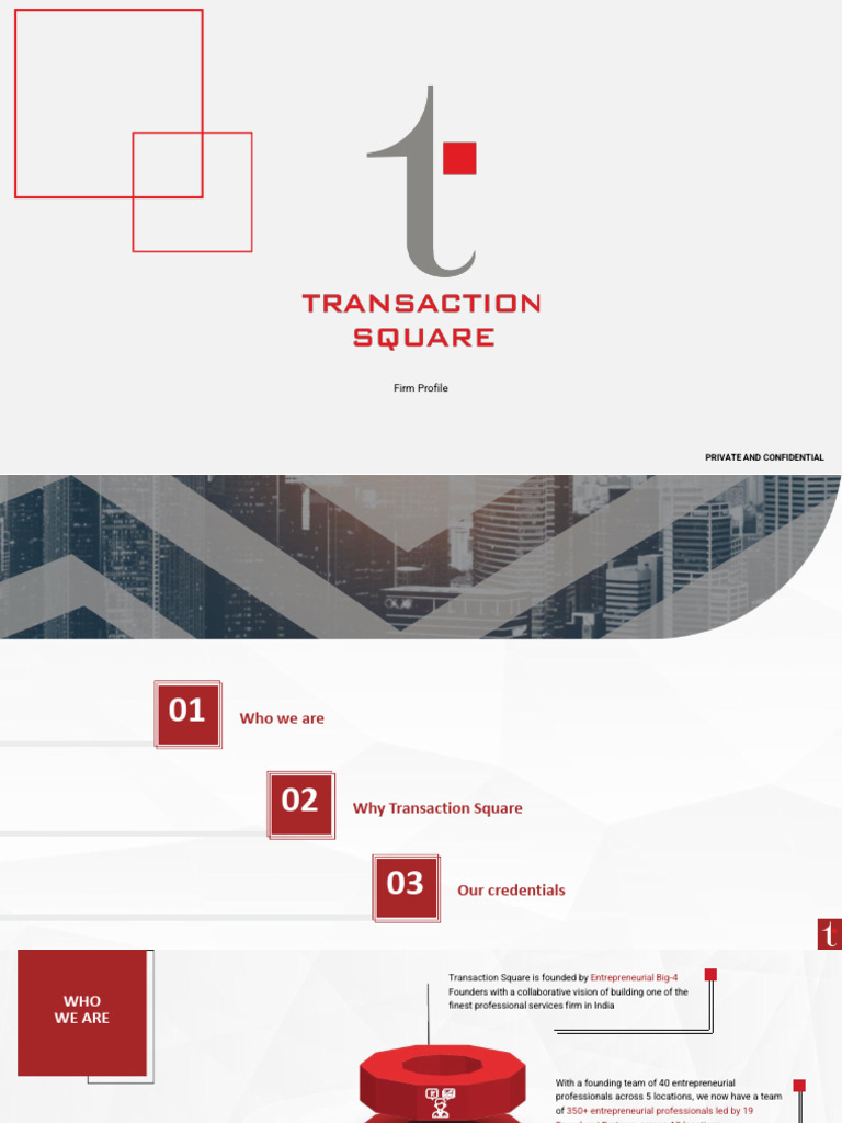 Firm Profile - Transaction Square | PDF | Mergers And Acquisitions ...