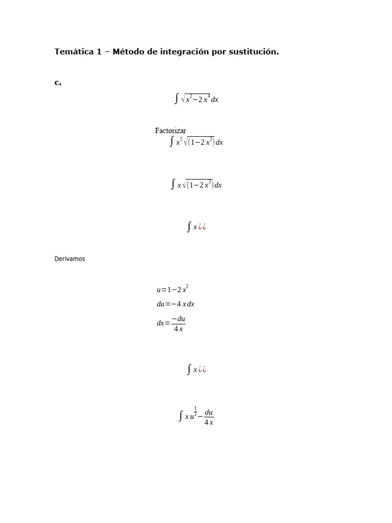 Tarea 2.calculo Integral | PDF | Integral | Álgebra lineal
