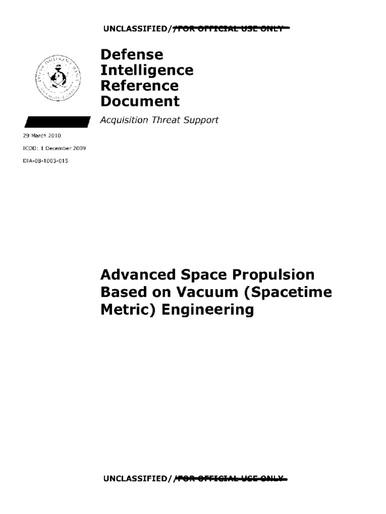 Defense - Intelligence - Reference - Document - Advanced - Space ...
