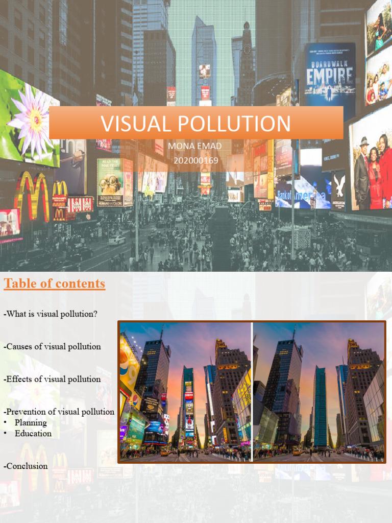 Visual Pollution | PDF | Air Pollution | Environment