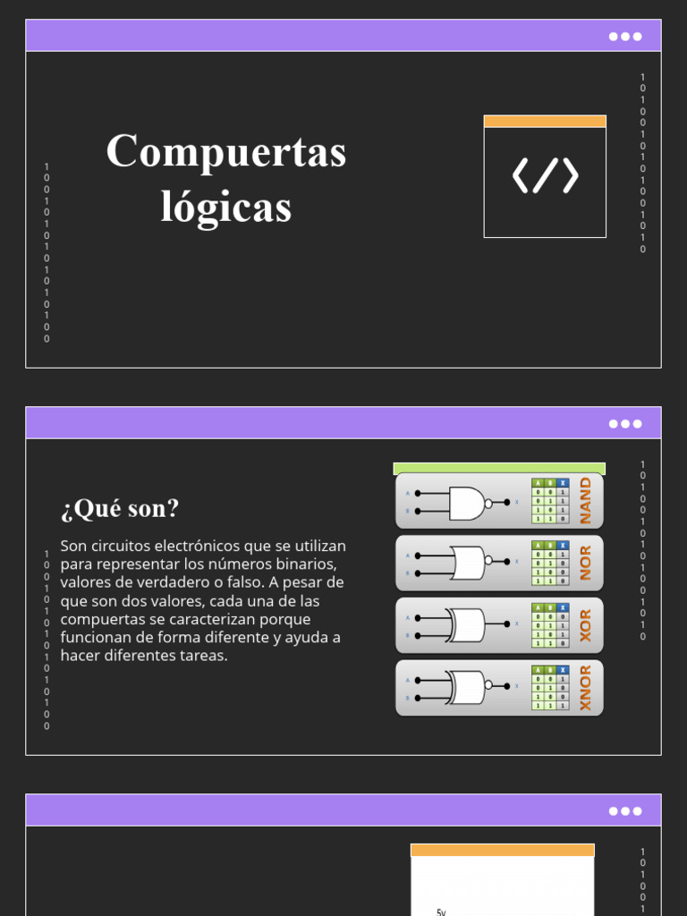 Compuertas Logicas | PDF | Puerta lógica | Ingenieria Eléctrica