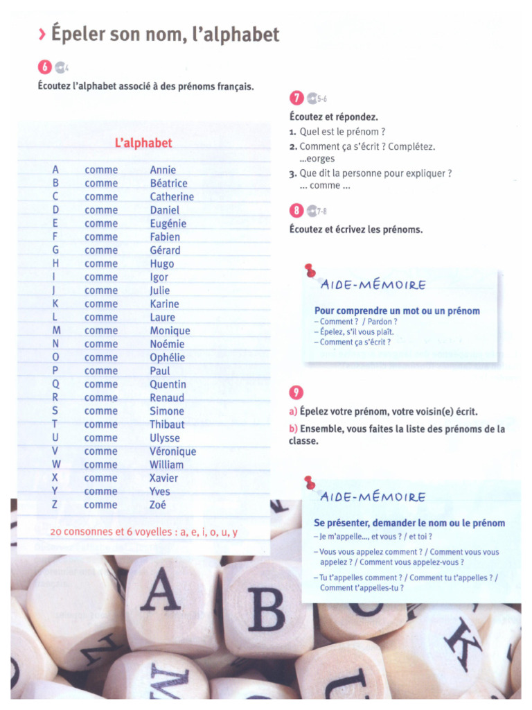 L'alphabet | PDF
