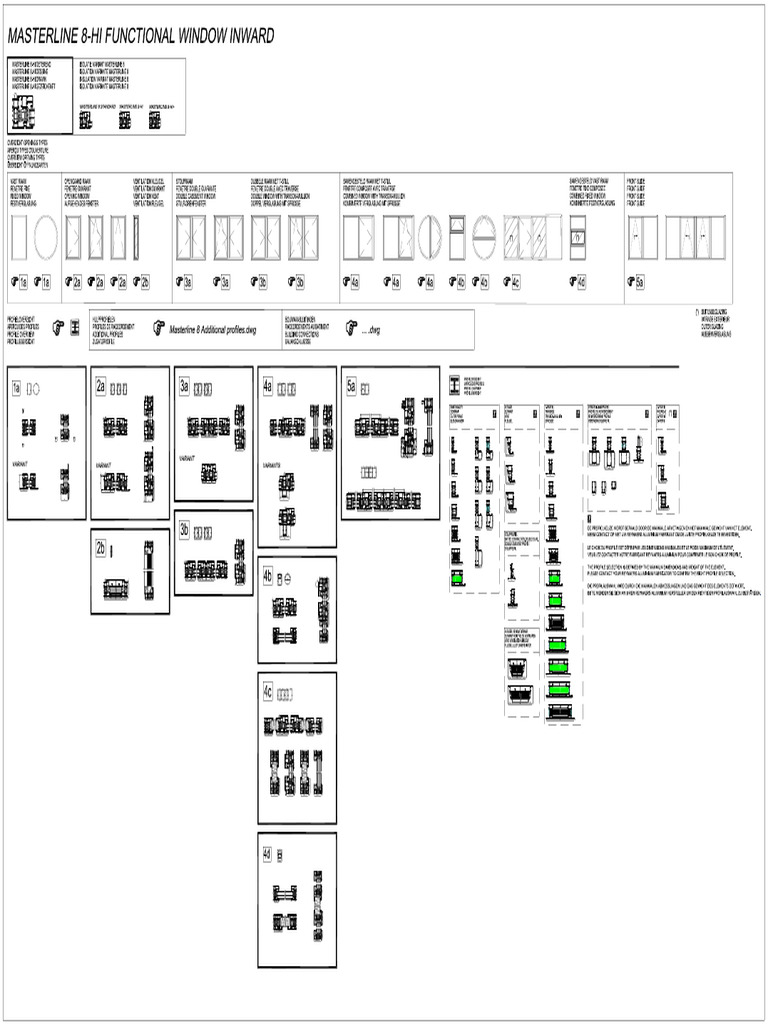Architect Catalogue - MasterLine 8-Functional - Window - Inward Opening - Version 532020 | PDF