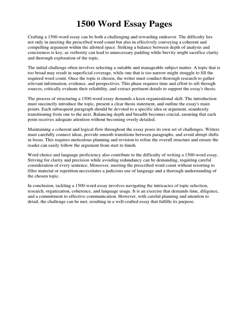 1500 Word Essay Pages | Download Free PDF | Mercantilism | James Madison