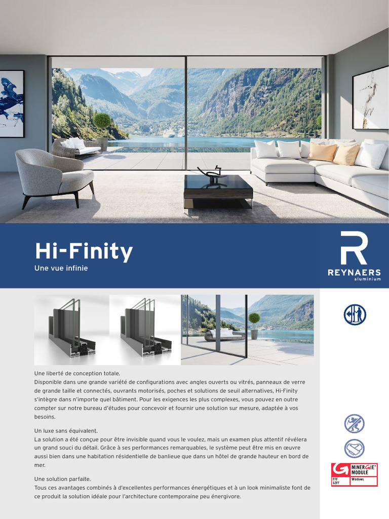 Système Hi-Finity : Baies vitrées innovantes | PDF | Pression ...
