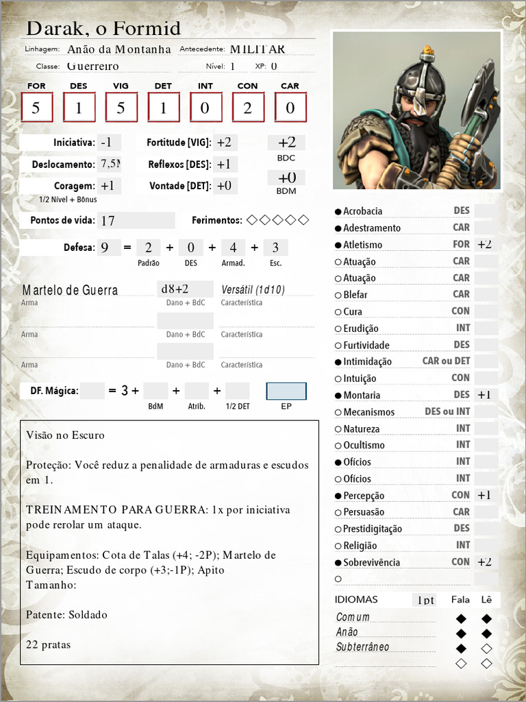 Darak, o Formidável v1.1 | PDF | Ciência militar