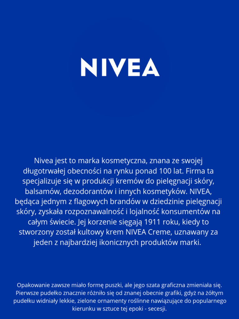 NIVEA | PDF