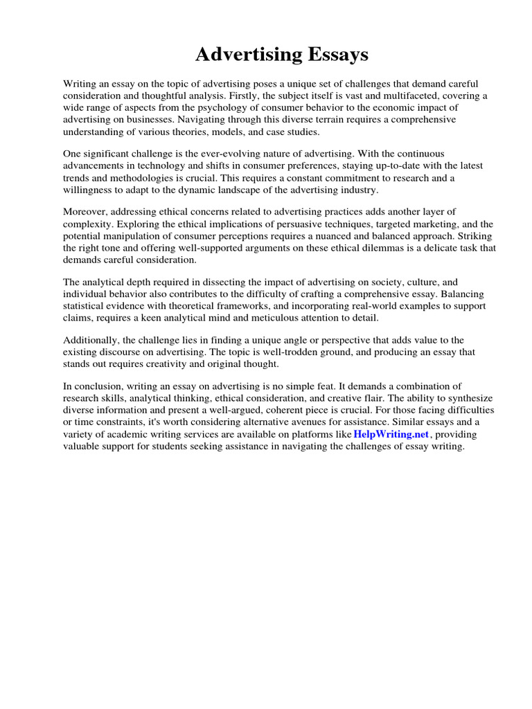 Advertising Essays | PDF | Id | Nokia