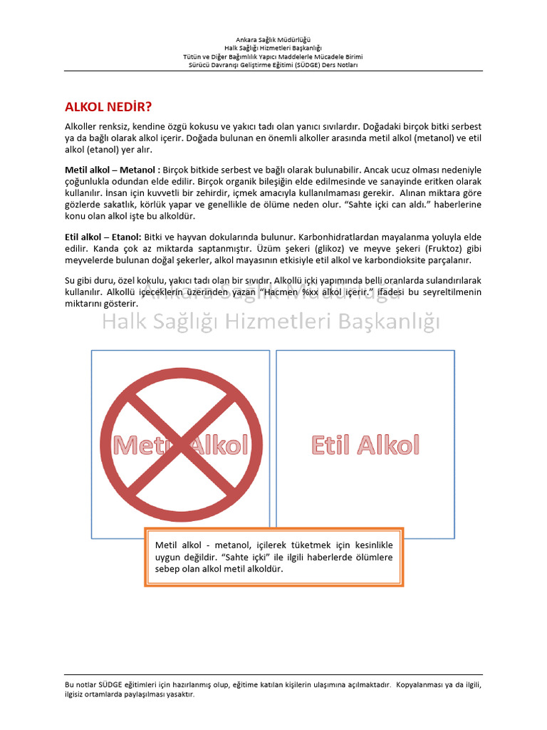 Alkol Nedir | PDF