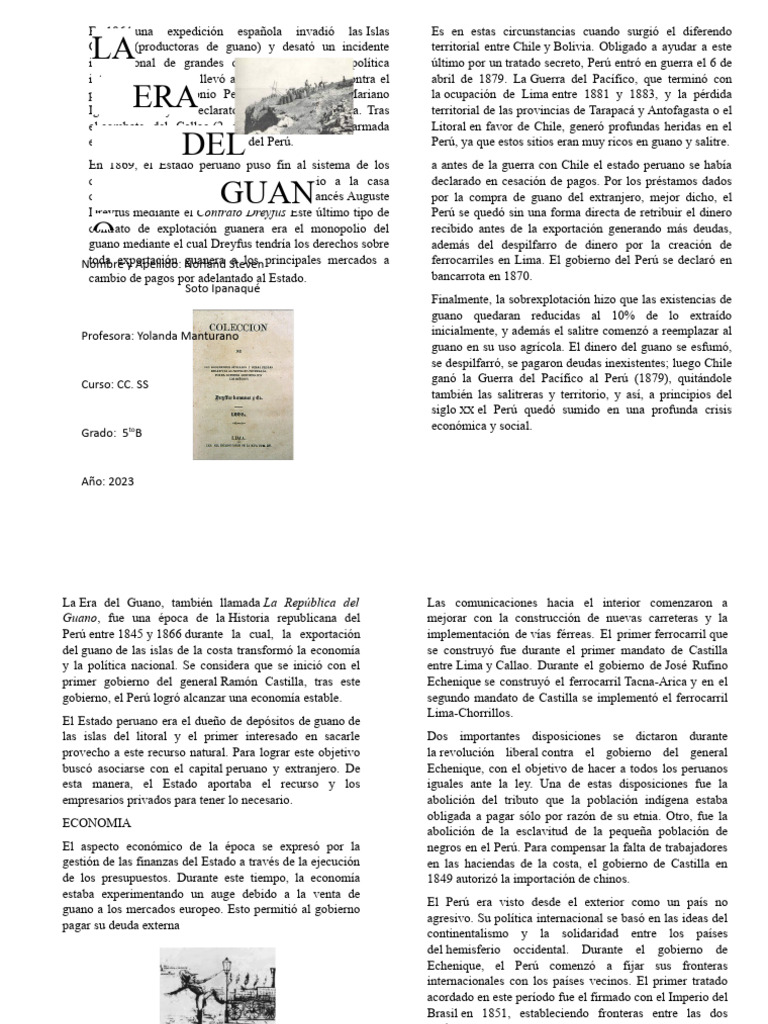 Cccss Guano | PDF | América del Sur