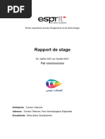 Rapport de Stage Telecom | PDF | Télécommunications | Téléphone