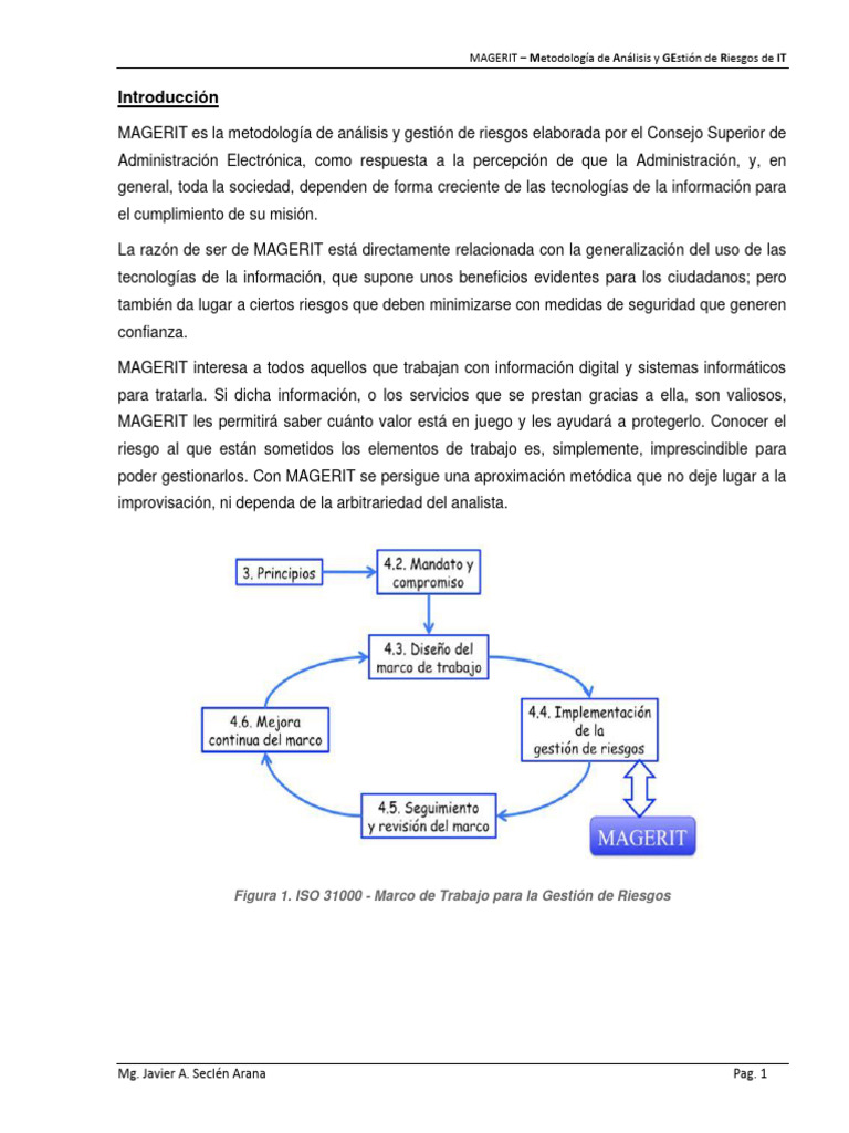 Introducción_Magerit | PDF | La seguridad informática | Seguridad