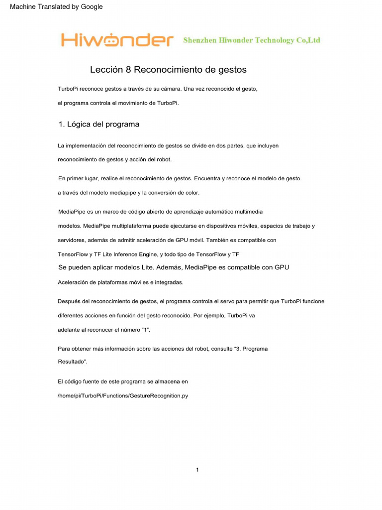 Lesson 8 Gesture Recognition | PDF | Archivo de computadora | Ingeniería de software