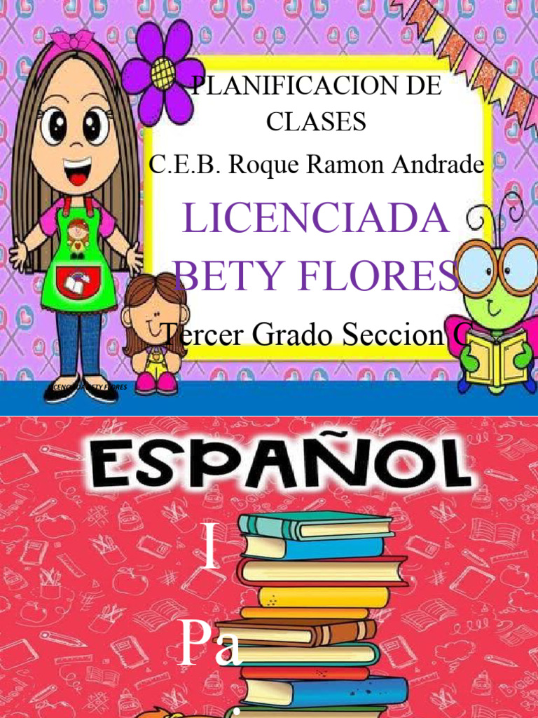 Planes de Clases Español 3° Grado | PDF | Libros | Diccionario