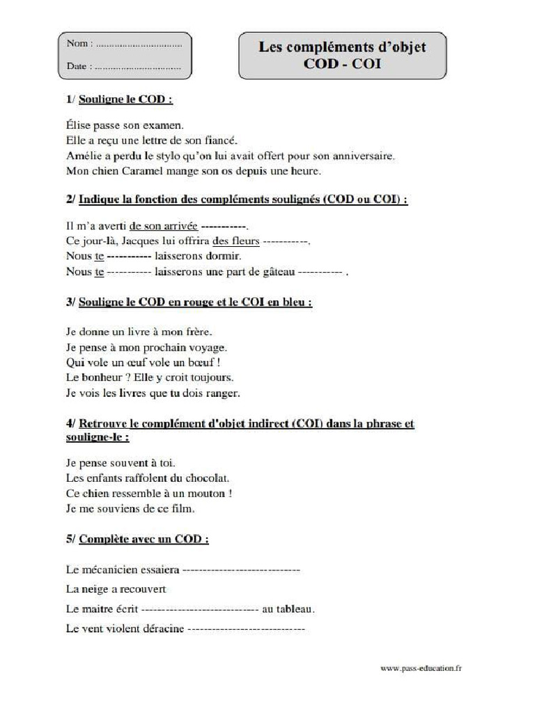 Devoir Francais 2ac Et 1ac | PDF