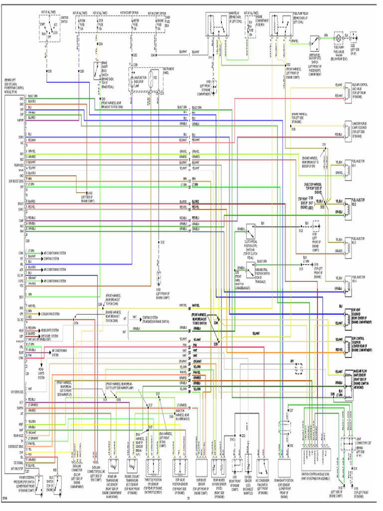Ford Festiva - Aspire Segunda Generacion 93-2000 Control Motor y Pinout ...