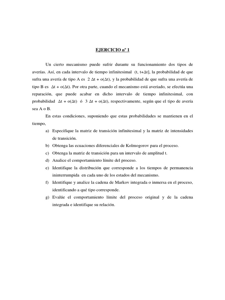 Tema 3. Enunciado Ejercicio N 1 | PDF