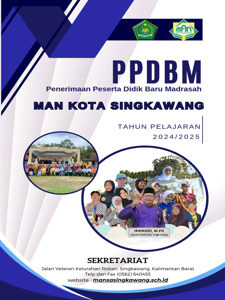 Booklet PPDB Man Kota Singkawang TP 2024-2025 | PDF