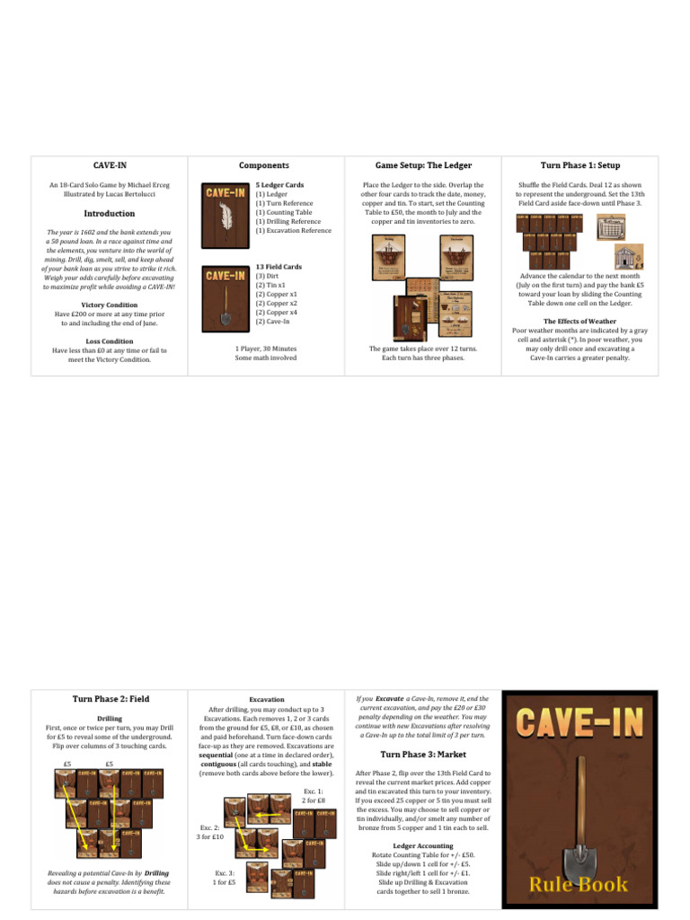 Cave in PNP规则 | PDF