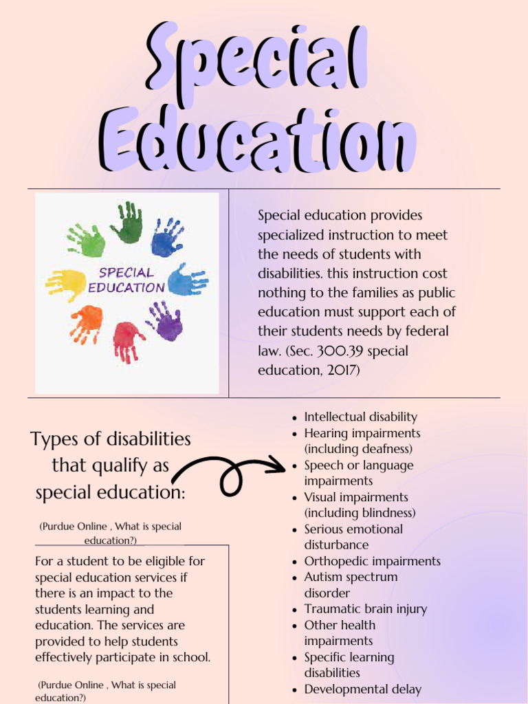 What Is Special Education 1 | PDF | Individualized Education Program ...