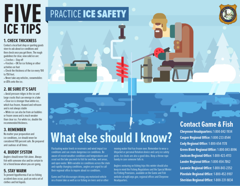 Ice Safety Infographic | PDF | Ice | Applied And Interdisciplinary Physics
