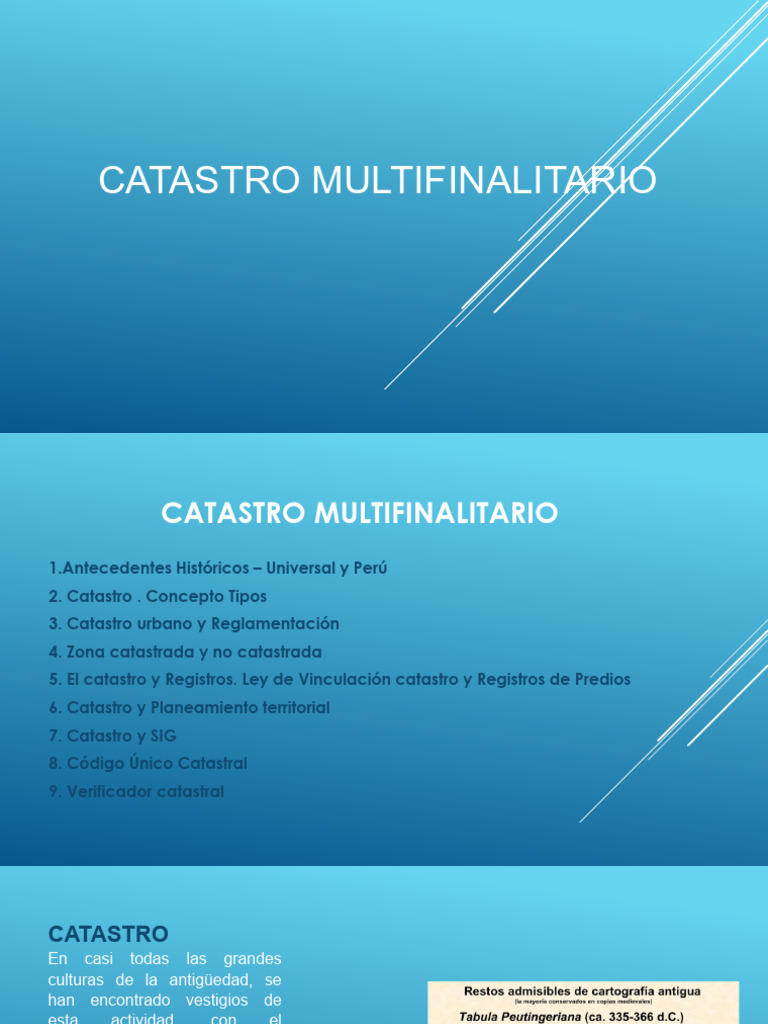 Exposicion Catastro 1 | PDF