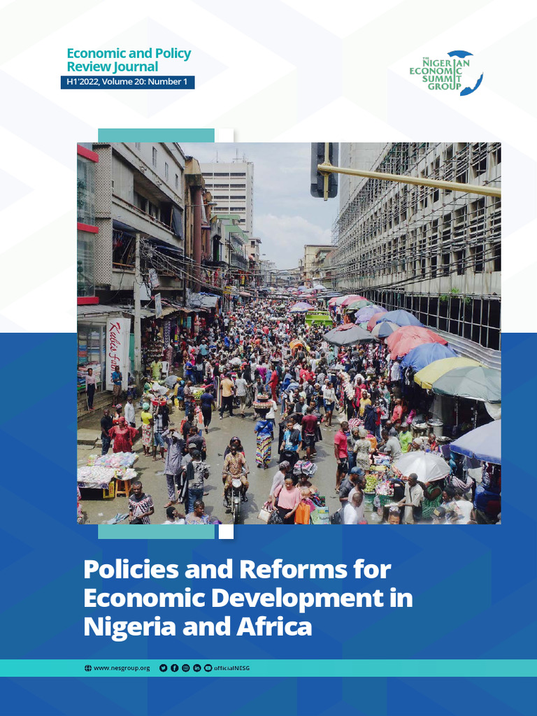 Policies and Reforms For Economic Development in Nigeria and Africa ...