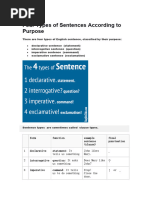 The Five Basic Sentence Patterns in English | PDF | Verb | Subject ...