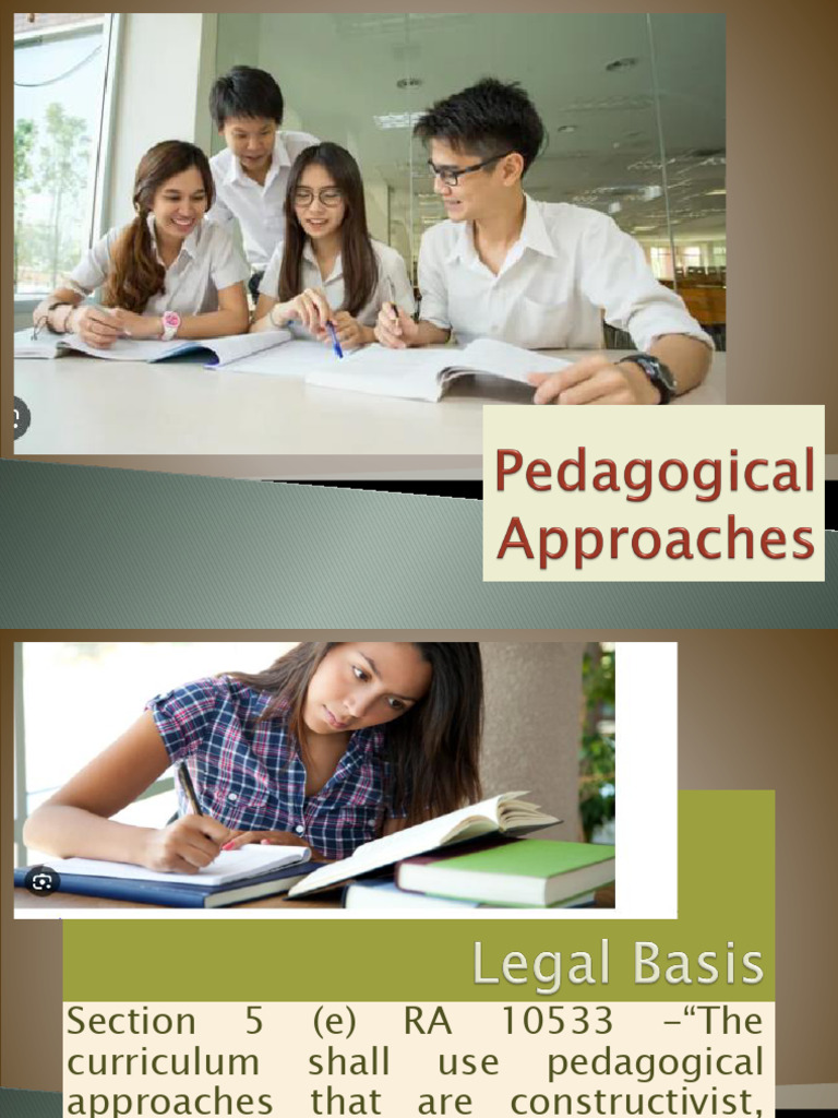 RA 10533: K-12 Pedagogical Approaches | PDF