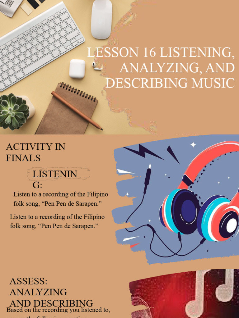 Lesson 16 Listening, Analyzing, and Describing Music | PDF