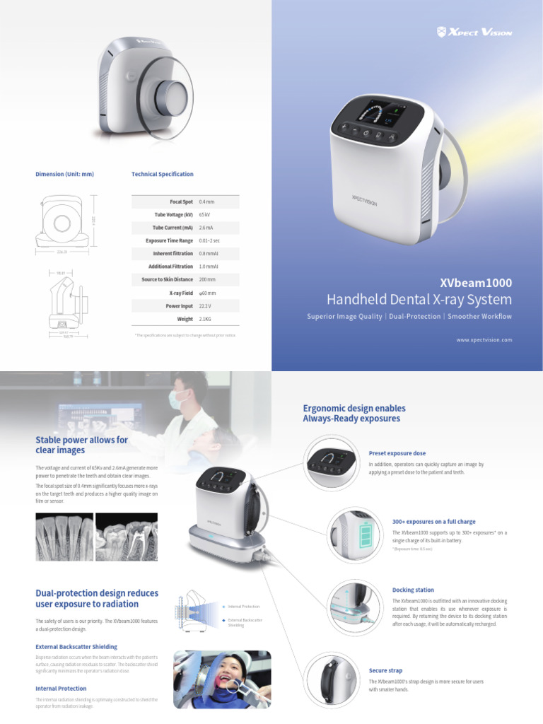 Rayos X Portatil Xpect Vision | PDF | X Ray | Ionizing Radiation