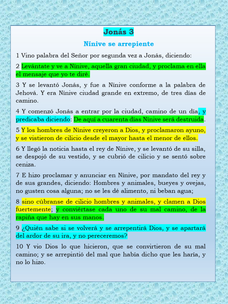 Nínive se Arrepiente: Historia de Jonás | PDF | Jonás