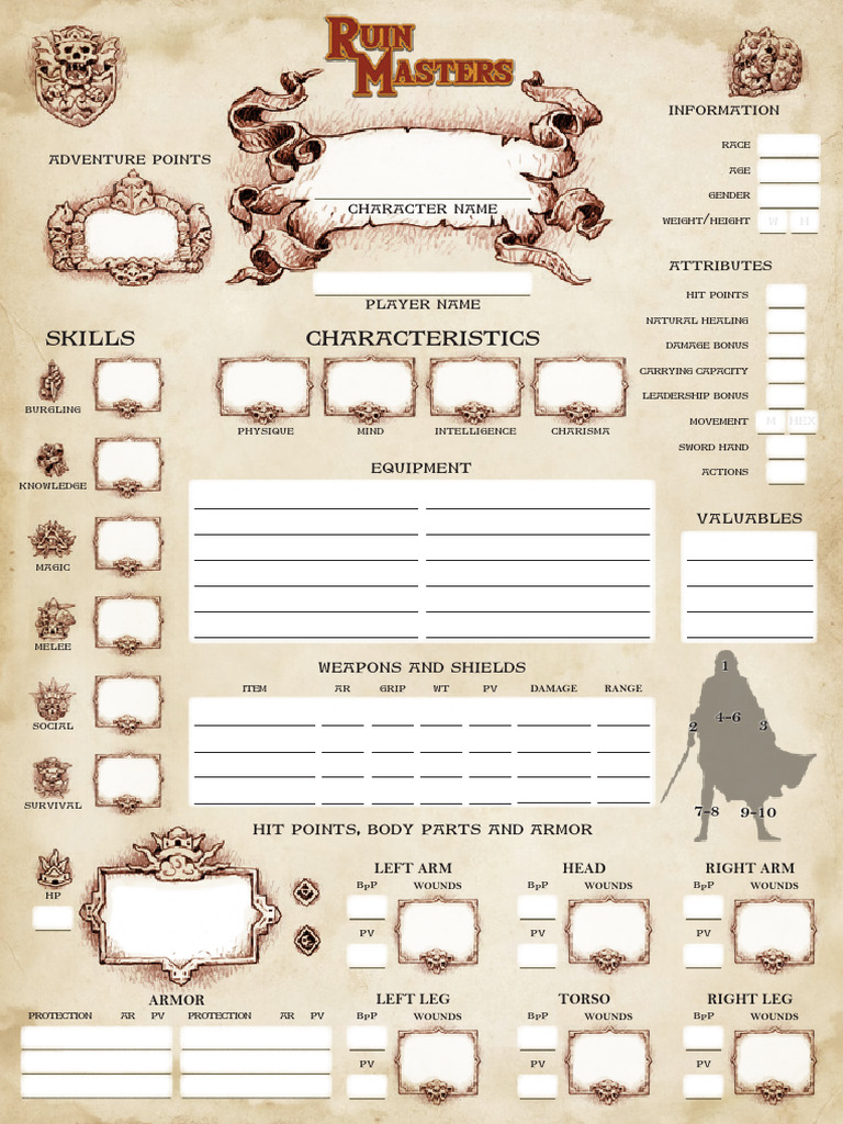 RPG Character Stats and Attributes Guide | PDF | Role Playing Games