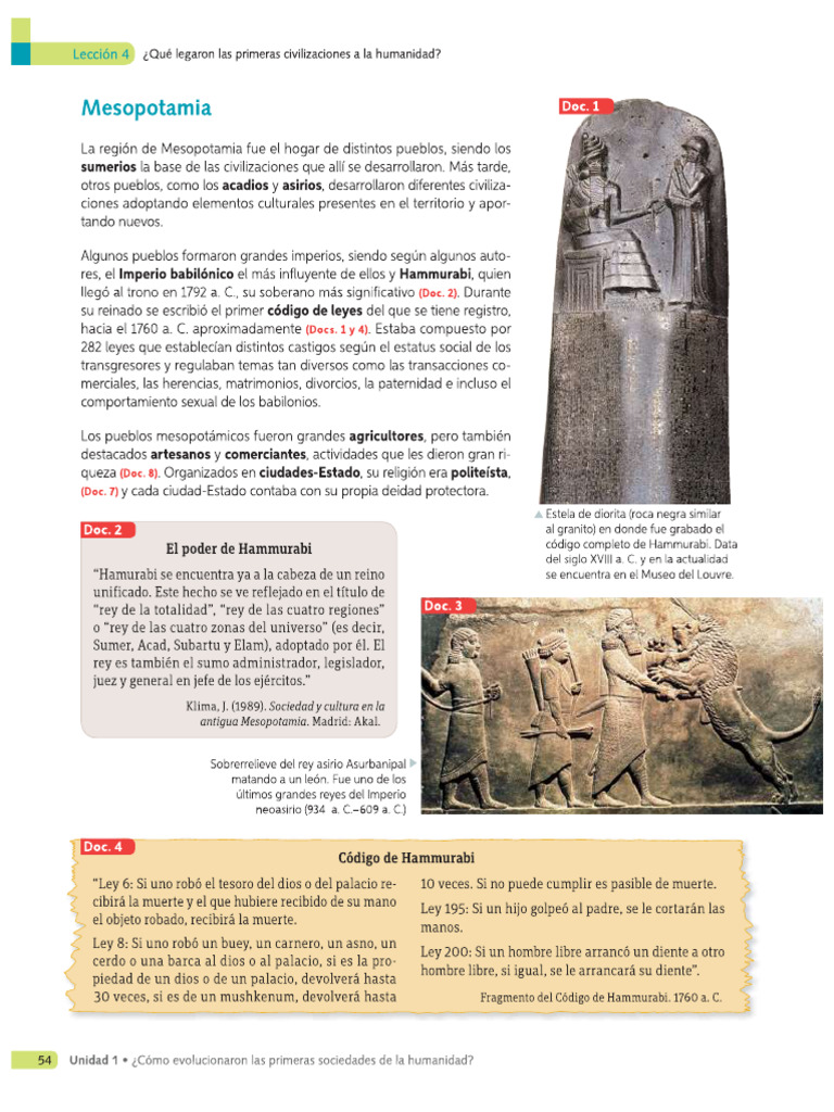 Mesopotamia y Egipto | PDF Mesopotamia y Egipto | PDF