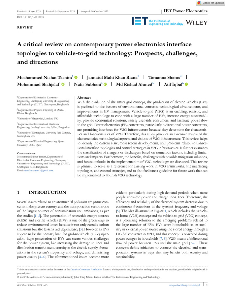 A Critical Review On Contemporary Power Electronics Interface Topologies To | PDF | Rectifier ...